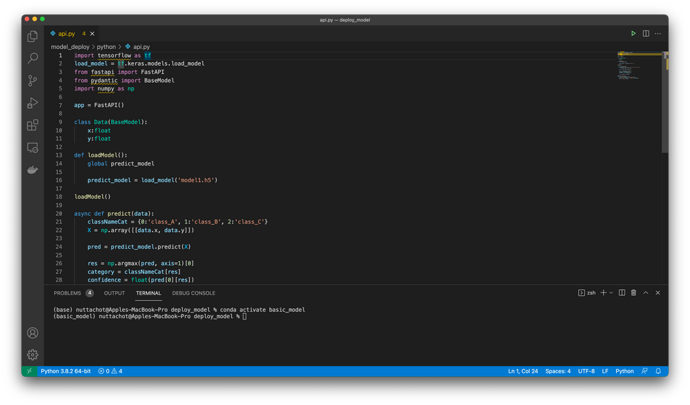 การ Deploy Machine Learning Model บน Production ด้วย FastAPI, Uvicorn และ Docker